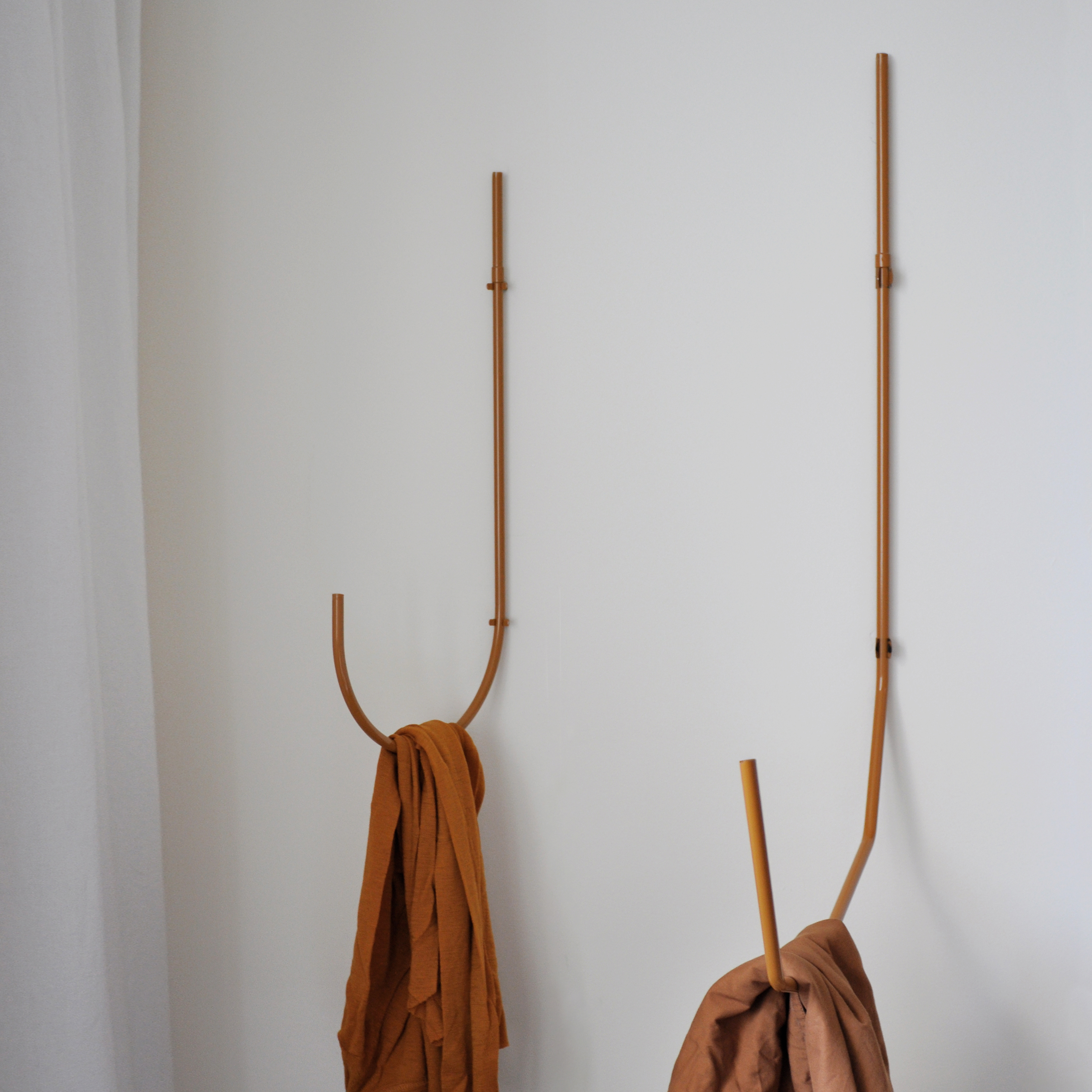 large wall hook / hanger arch brown - kolor.de