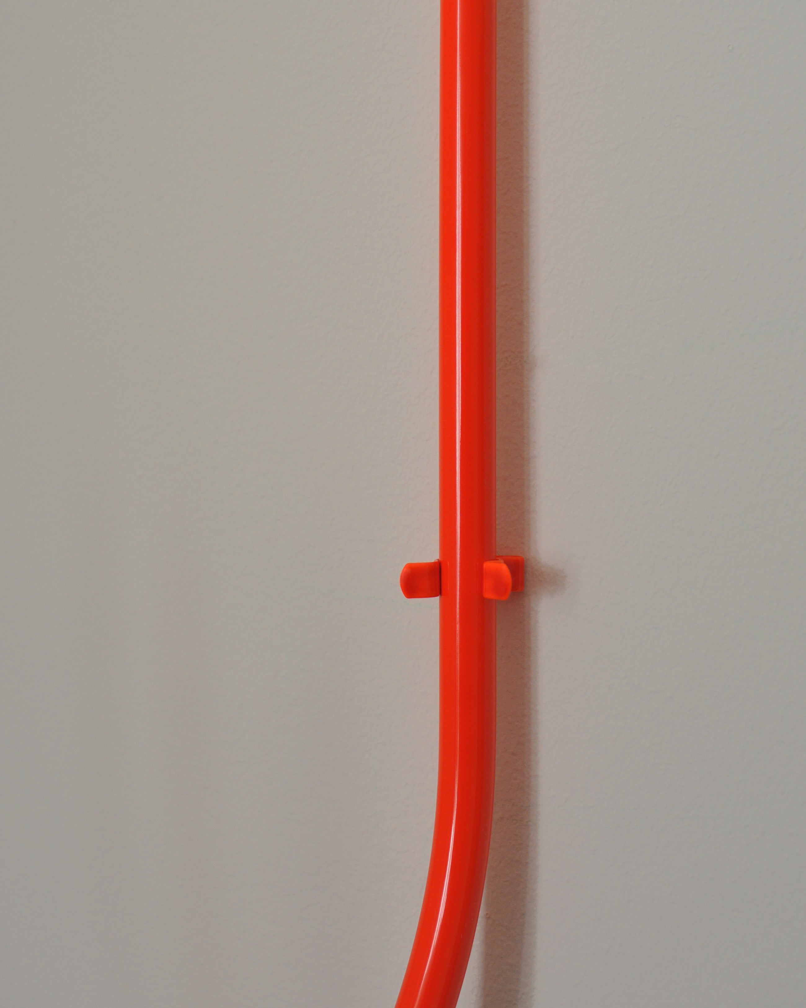 large wall hook / hanger arch neon red - kolor.de