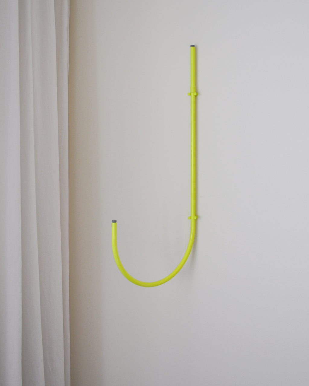 large wall hook / hanger arch neon yellow – kolor.de